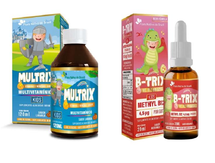 Multrix + B-trix Flora nativa - Cloreto de Magnésio / Magnésio Dimalato ...