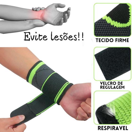 Munhequeira Protetor Punho Tendinite Pulso Aberto Ortopedica Suporte ...