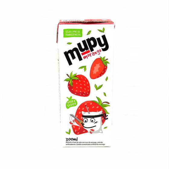 Mupy Leite De Soja 200ml Morango Não Transgênico Sem Lactose - Agro ...