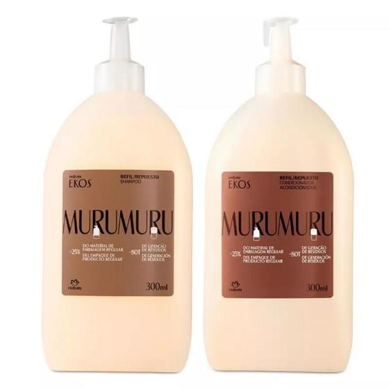 Murumuru Natura Kit Shampoo+Condicionador Refil 300 ml cada - Kit ...