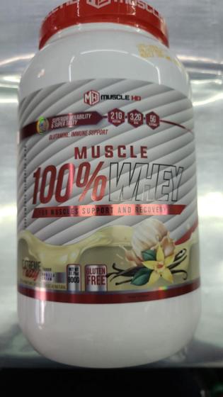 Muscle 100% whey pt 900gr baunilha - MUSCLE HD - Whey 3W - Magazine Luiza