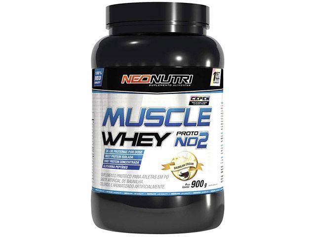 Muscle Whey Protein NO2 900g - Neo Nutri - Massa Muscular - Magazine Luiza