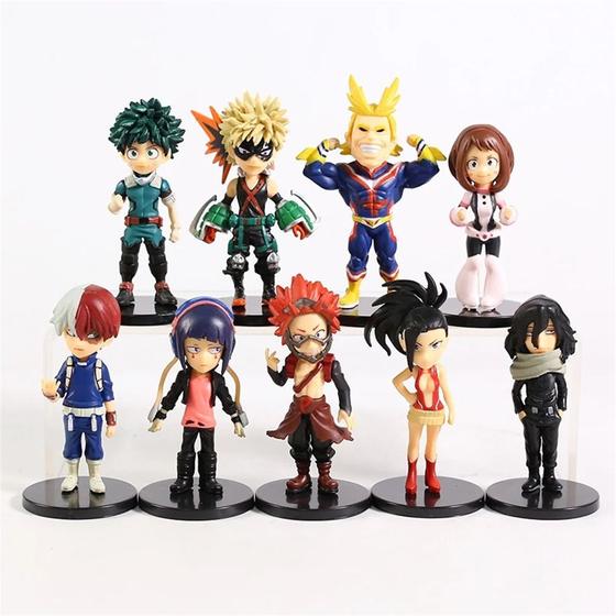 MY HERO ACADEMIA - Kit 9 Peças - Miniaturas animês - Action Animes ...