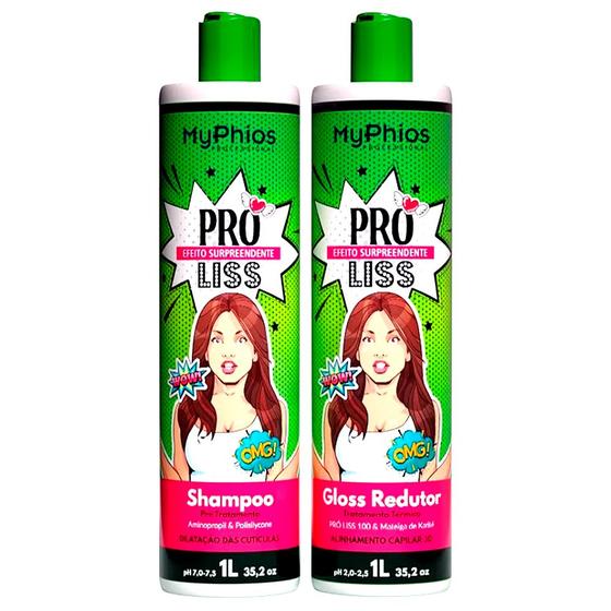 My Phios Pro Liss Progressiva Sem Formol 2 x 1 litro - Progressiva para ...