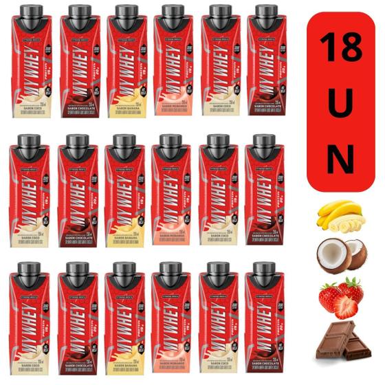 My Whey Protein Integralmédica Bebida Alta Proteína 18x250ml Massa