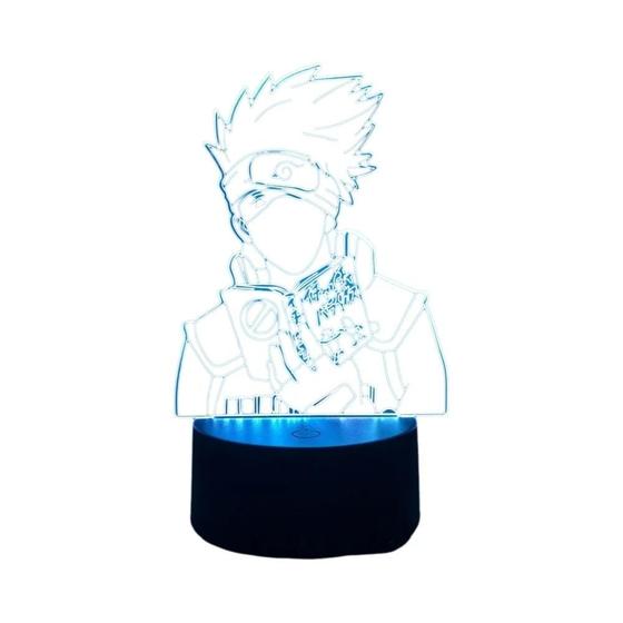 Naruto Uzumaki Kakashi Hatake Itachi Uchiha LED Night Light 3D 7/16 ...