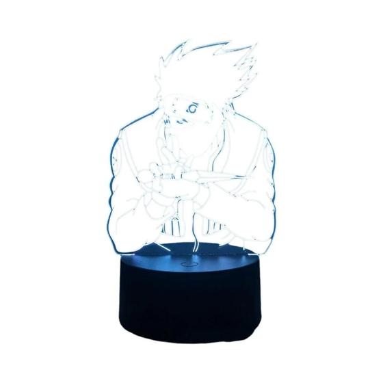 Naruto Uzumaki Kakashi Hatake Itachi Uchiha LED Night Light 3D 7/16 ...