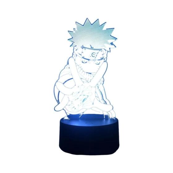 Naruto Uzumaki Kakashi Hatake Itachi Uchiha LED Night Light 3D 7/16 ...