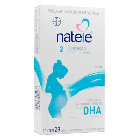 Natele Gestação 2º e 3º Trimestre 28 cápsulas gelatinosas moles - BAYER ...