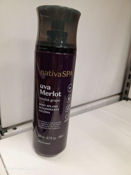 Nativa Spa Uva Merlot 200ml - Boticário - Cuidados com o Corpo ...
