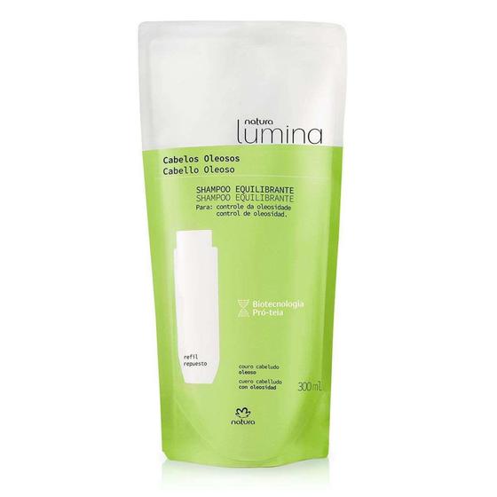 Natura lumina shampoo cabelos oleoso refil 300ml - Shampoo - Magazine Luiza