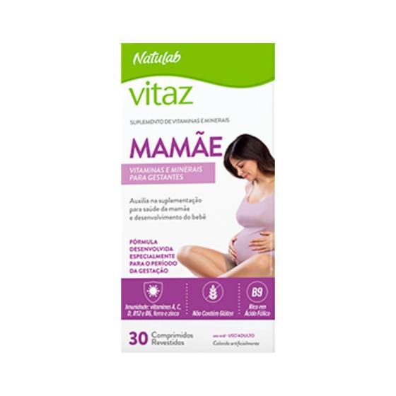 Naturelife Vitaz Mamae 1000mg C/30 - Vitaminas A-Z - Magazine Luiza
