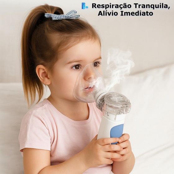 Nebulizador Inalador Sem Fio Adulto Infantil Silencioso Portátil ...
