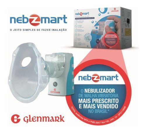 Nebulizador Portátil de Rede Vibratória - Nebzmart - Glenmark ...