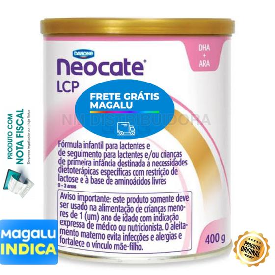 Neocate lcp 400gr - Danone - Fórmula Infantil - Magazine Luiza