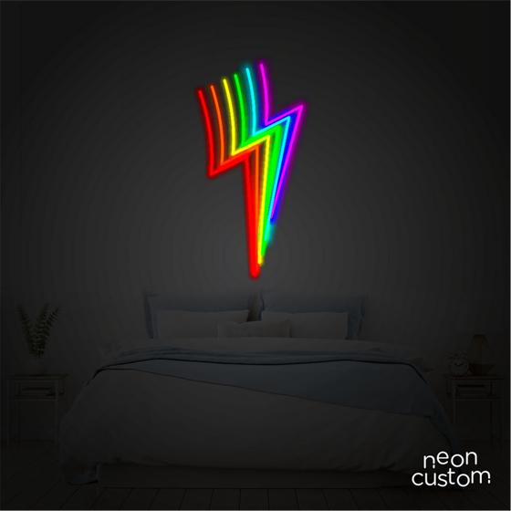 Neon Led Raio Arco-Íris - Neon Custom Shop - Letreiro / Painel Luminoso ...