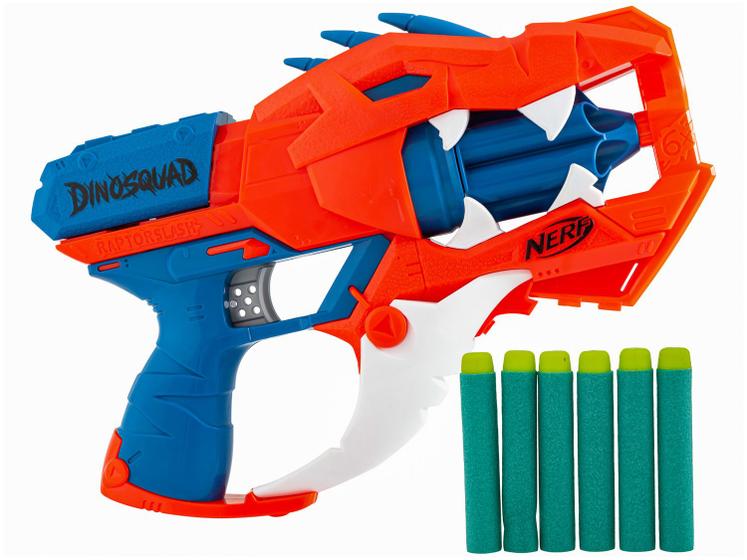 Nerf Dinosquad Raptor-Slash Hasbro - 7 Peças - Lançadores de Dardos ...