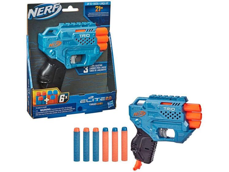 Nerf Elite 2.0 Trio TD-3 Hasbro 7 Peças - com Acessórios - Lançadores ...