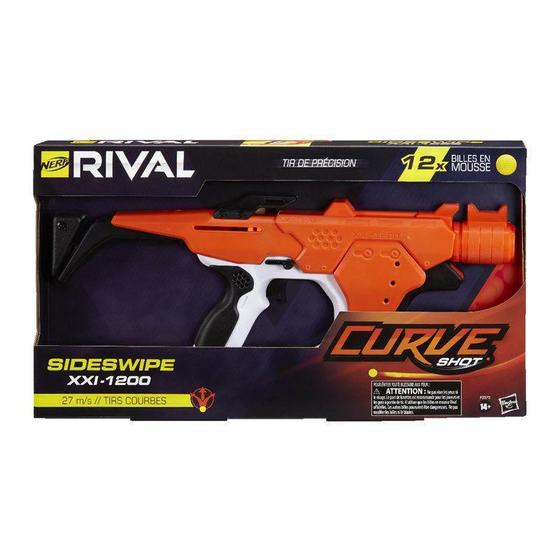 Nerf rival lanca dardos sideswipe xxi1200 f0379 - hasbro - Lançadores ...
