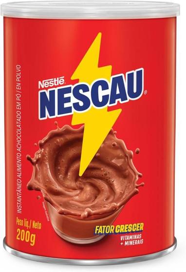 Nescau Achocolatado Nescau Cilindro 200G - Nestlé - Achocolatado ...