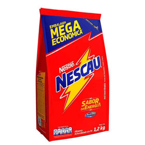 Nescau Em Pó Achocolatado Nestle Pacote 1,2 Kg - nestlé - Achocolatado ...