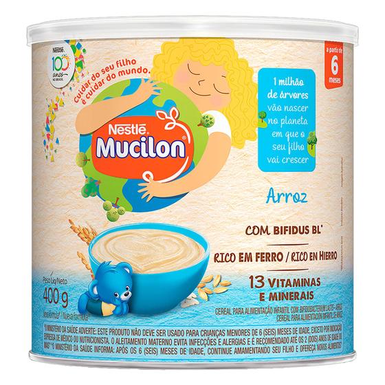 Nestle Mucilon 400g Arroz A Partir de 6 meses - Cereal Infantil ...