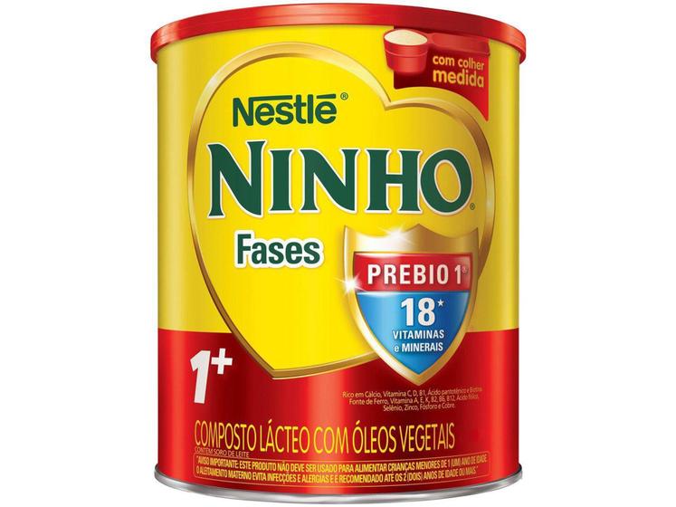 Nestlé Ninho Original Fases 1+ Integral - 800g - Composto Lácteo ...