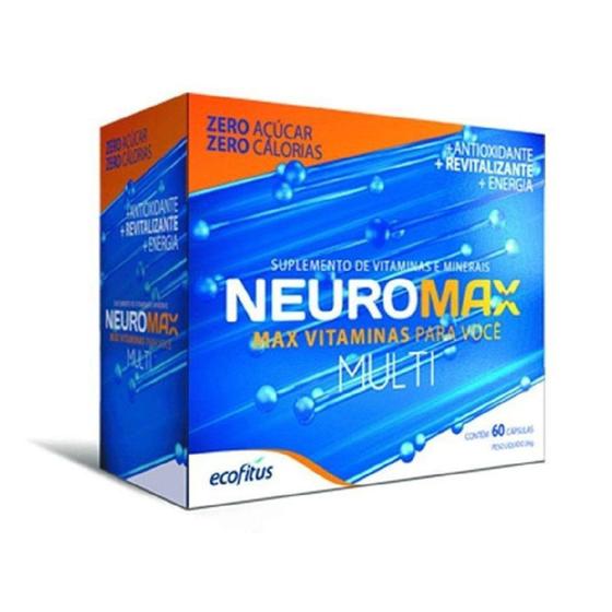 Neuromax Multi Max Ecofitus Vitaminas 60 Cáps - Multivitamínico / Polivitamínico - Magazine Luiza