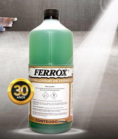 Neutralizador de Ferrugem Ferrox 500ML - Reprotecnica - Removedor ...