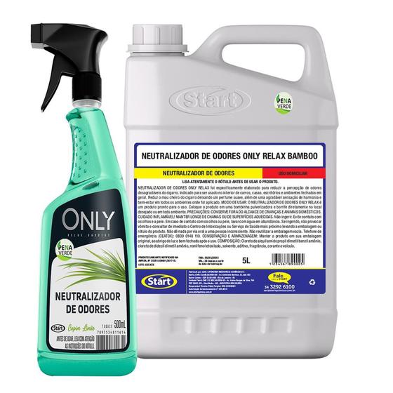 Neutralizador de Odores 500ml Only Frasco Spray + Bombona 5l ...