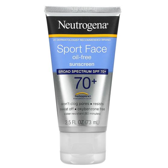 Neutrogena, Protetor Solar Esportivo sem Óleo Facial, FPS 70+, 73 ml ...