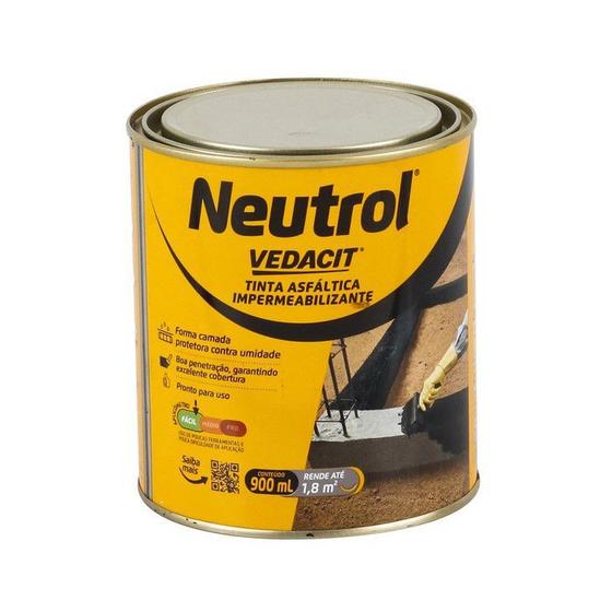 Neutrol Tinta Asfáltica 900ml Vedacit - Tinta Asfáltica - Magazine Luiza