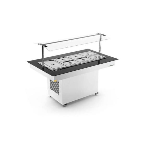 New Buffet Restaurante Frio Termico Para 08 Cubas - REFRIMATE - Buffet ...