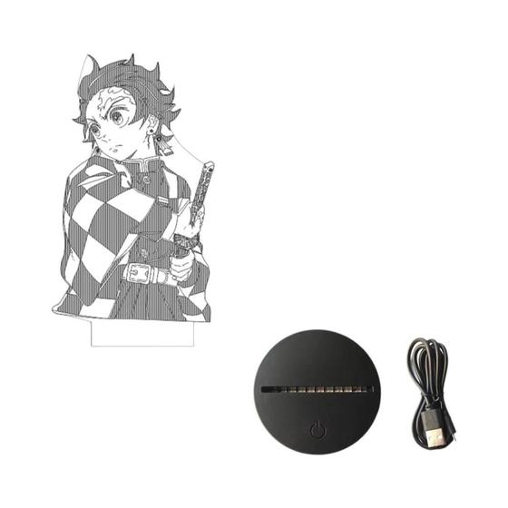 Nezuko Tanjirou Zenitsu Demon Slayer Kimetsu No Yaiba 3D LED Night ...