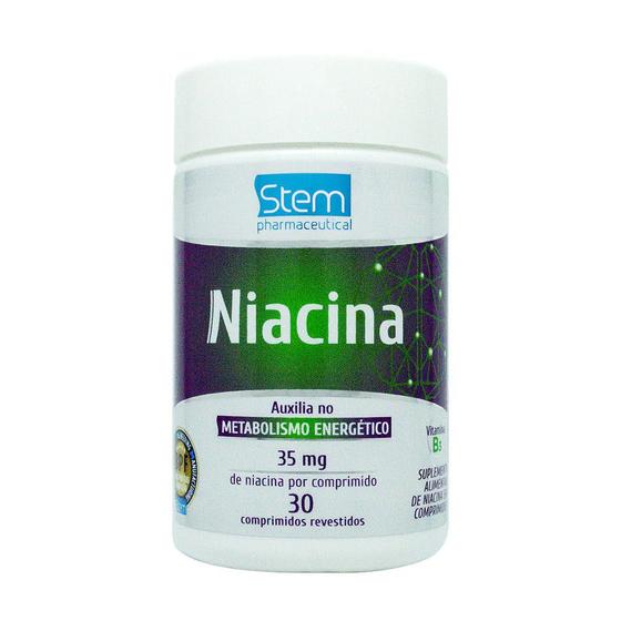 Niacina 35mg 30 Comprimidos Stem - Vitaminas A-Z - Magazine Luiza