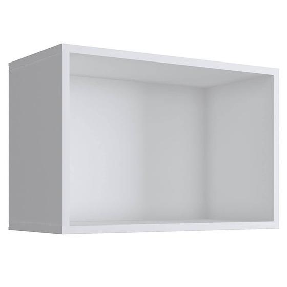 Nicho Cubo de Parede 53cm Branco Lilies Móveis - Lilies Móveis - Nicho ...