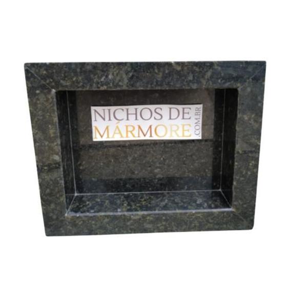 Nicho Em Granito Verde Ubatuba 40X30X8 - Nichos De Mármore - Nicho ...