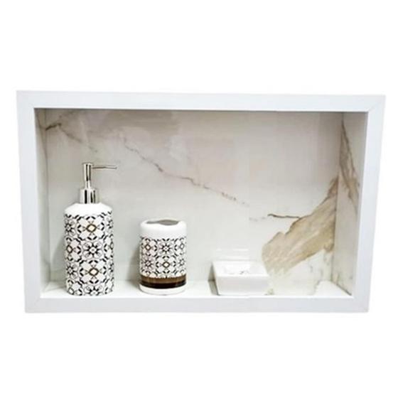 Nicho Para Banheiro de Porcelanato 40x30x10 Cm - PHZ - Nicho para ...