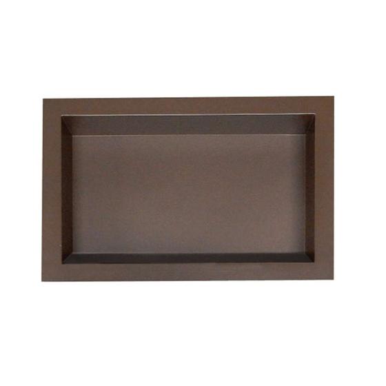 Nicho para Banheiro Nice Marrom 37x52 cm - Venturi Móveis - Nicho para ...