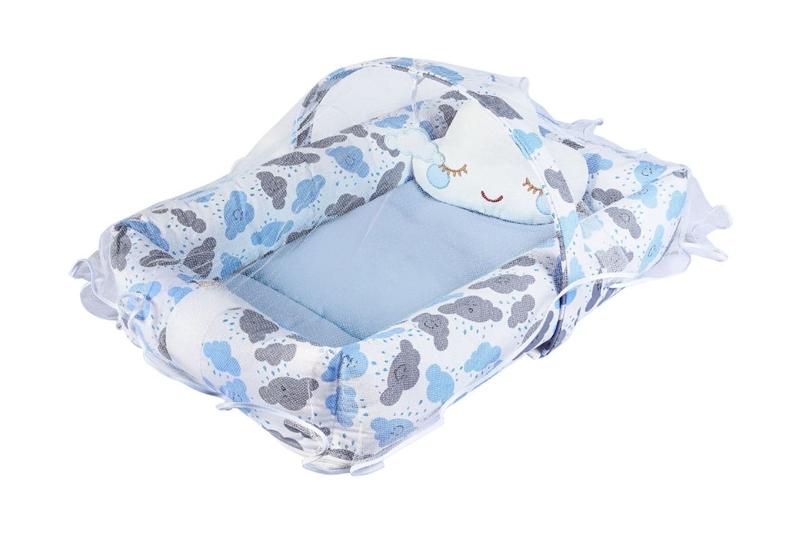 Ninho Redutor Menina Quadrado 4 Peças Com Mosquiteiro lindas Cores ...