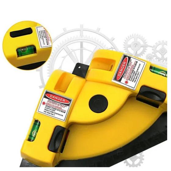 Nível Laser Esquadro Digital Horizontal Vertical Nivelador Marcação ...