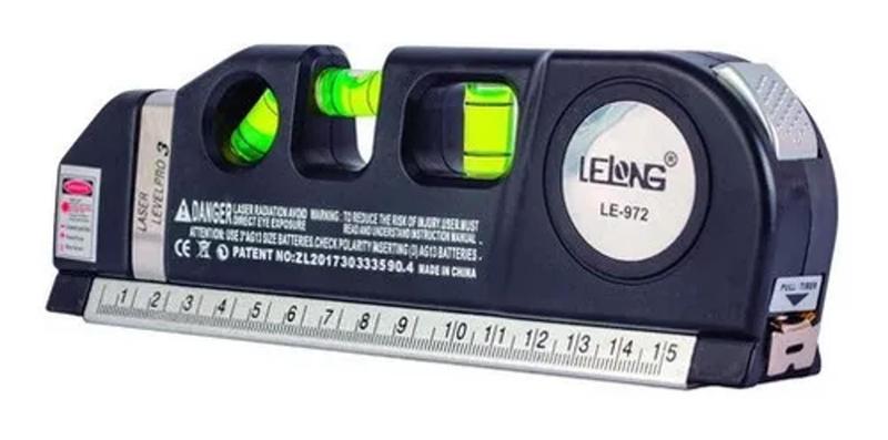 Nível Laser Profissional Trena Level Pro3 Estágios Nivelador - IT-BLUE - Nível a Laser ...