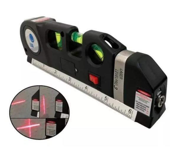 Nível Laser Profissional Trena Level Pro3 Estágios Nivelador - Kapbom - Nível a Laser - Magazine ...