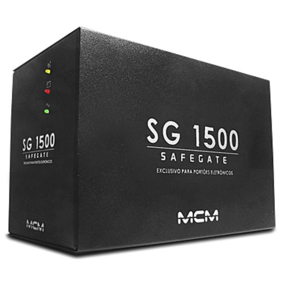 Nobreak para Motor de Portão 3/4 HP Mono Fásico Safe Gate 500 W SG 1500 ...