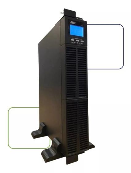 Nobreak Rack JBR Guard RT 1KVA Senoidal Entrada e Saída 220v - Nobreak ...