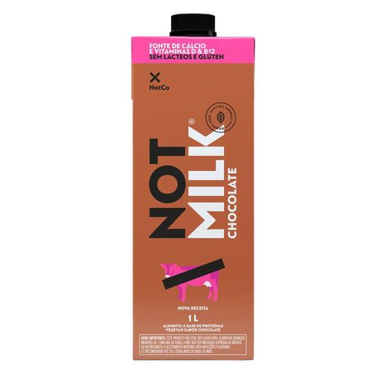 Not Milk Sabor Chocolate Bebida à Base de Proteína Vegetal 1 Litro ...
