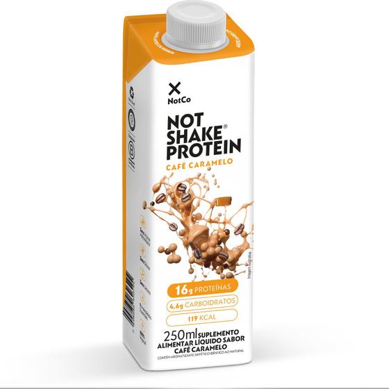 NOT SHAKE Protein Café Caramelo 250ml - NotCo - Massa Muscular ...