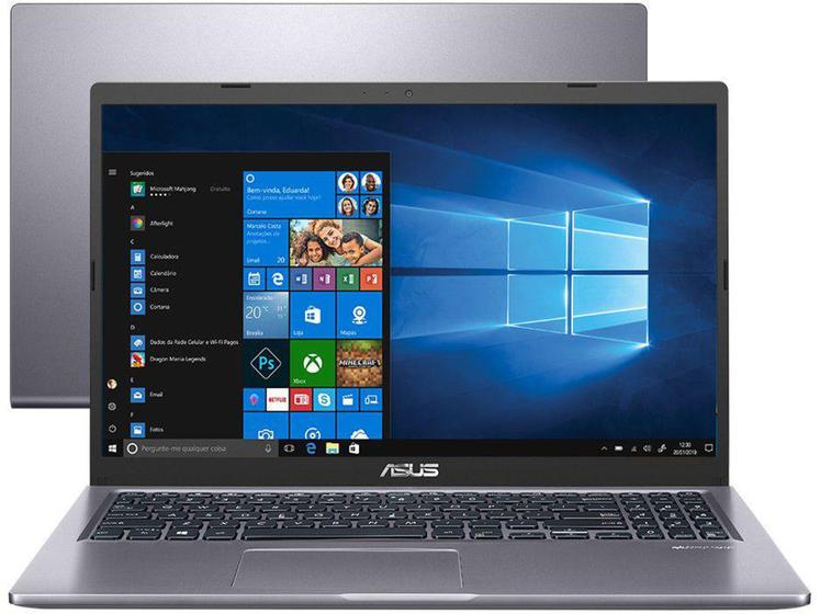 Notebook Asus AMD Ryzen 5 8GB 256GB SSD - 15,6” Windows 10 M515DA ...