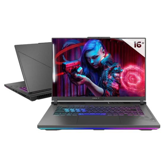 Notebook Asus Rog G16 I9, 64Gb, Ssd 2Tb, Rtx 4060, Win 11 - Notebook ...