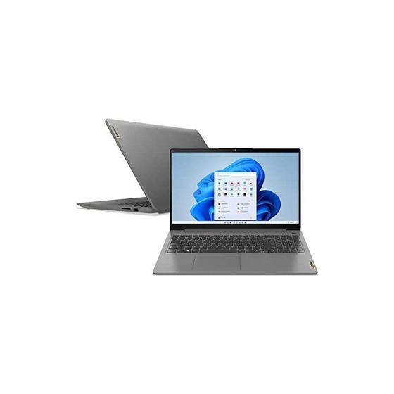 Notebook Lenovo IdeaPad 3i i5-1135G7, 15.6, 8GB, 256GB SSD Intel Iris Xe, Windows 11, Prata ...